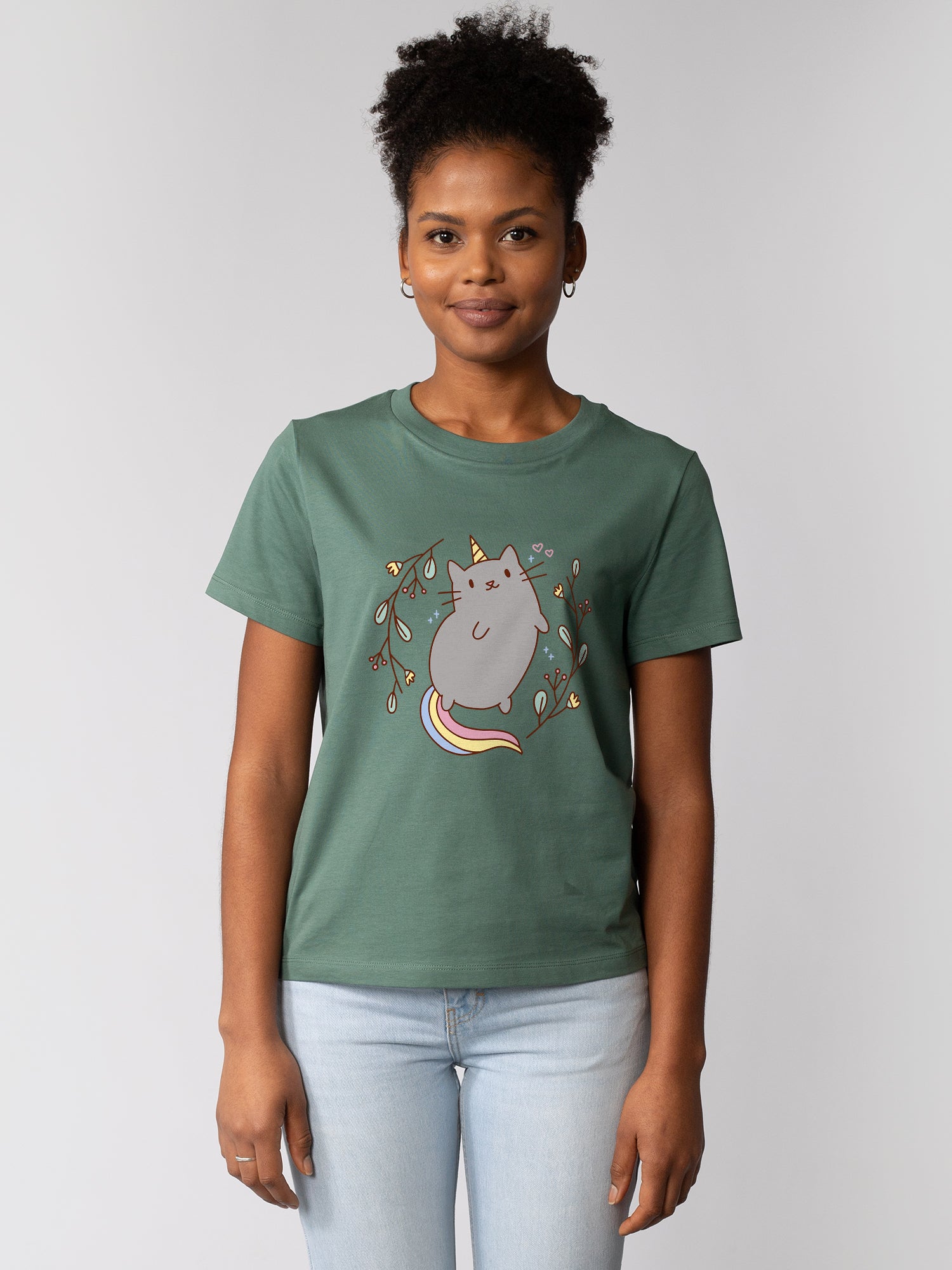 Unicorn Cat | T-Shirt Frauen – watapparel.com