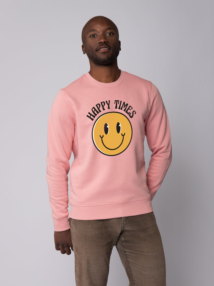 Happy times smiley emoji | Sweatshirt Unisex – watapparel.com